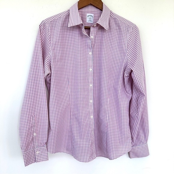 Brooks Brothers | Tops | Brooks Brothers Button Down Shirt Long Sleeves Fitted Noniron Cotton ...